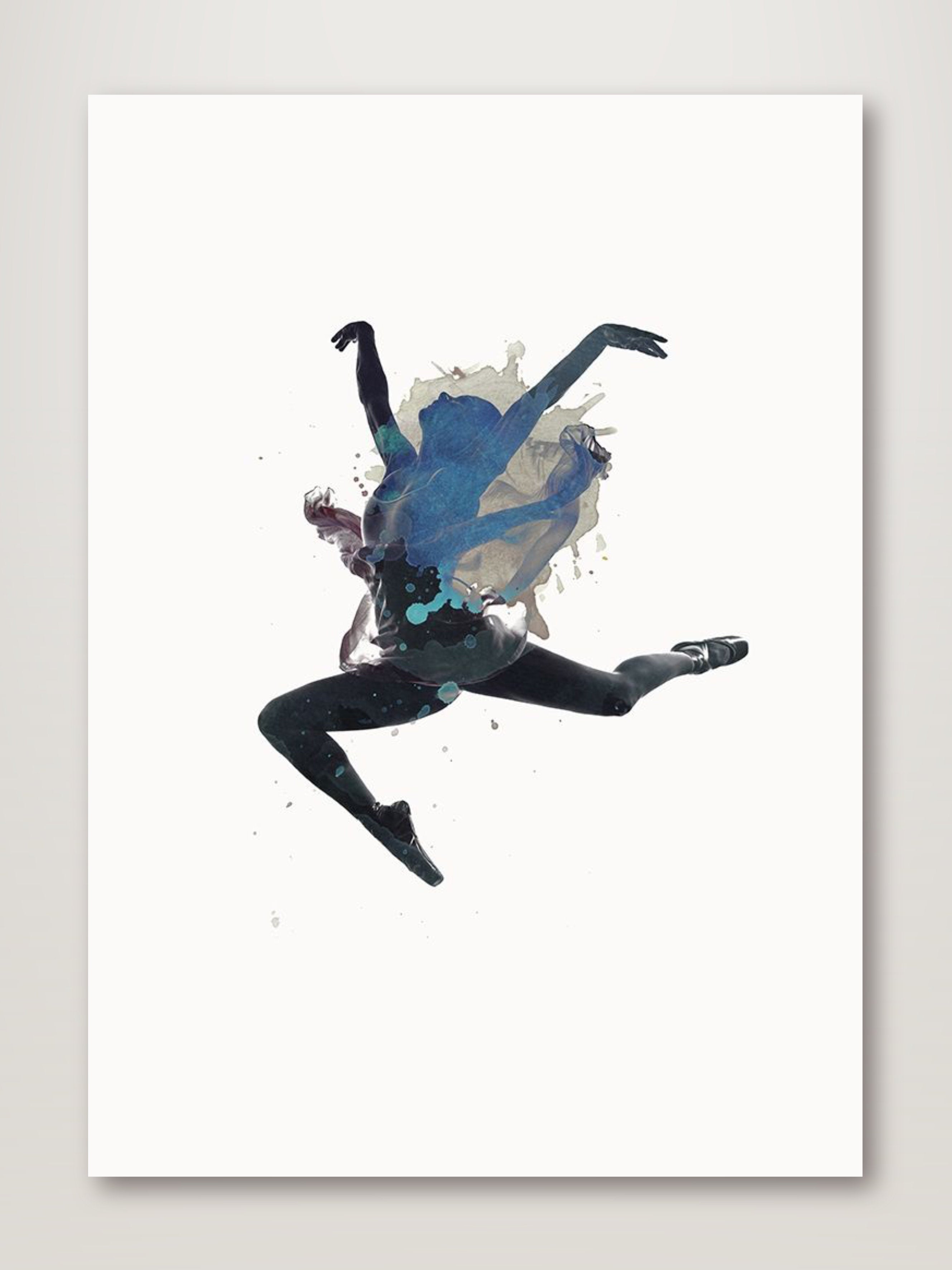 Ballerina Floating – Wall Art Art Art